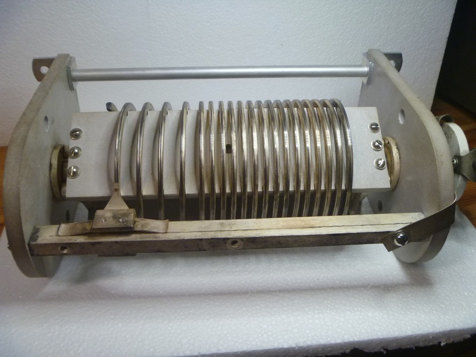 E.F. JOHNSON 226-3 Variable Roller Inductor Antenna Tuner 17µH 19 Turn ...