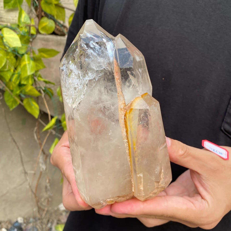 2.4lb Natural Clear White Quartz Crystal Polished minerals Healing ...