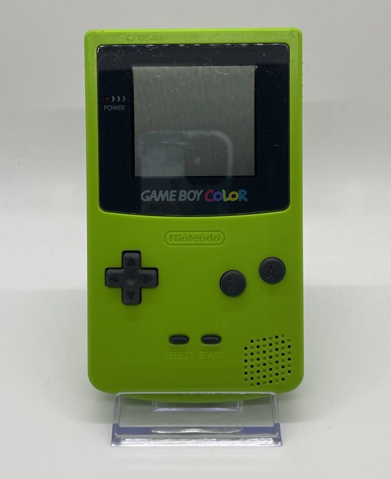 Nintendo Gameboy Color GBC Kiwi Green CGB-001 Handheld Console TESTED ...