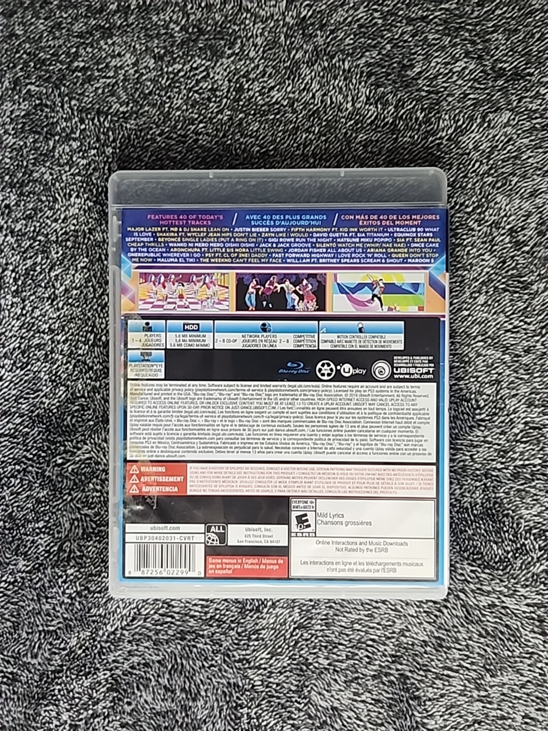 Just Dance 2017 PS3 PlayStation 3 - Game & Case Tested & Working ...