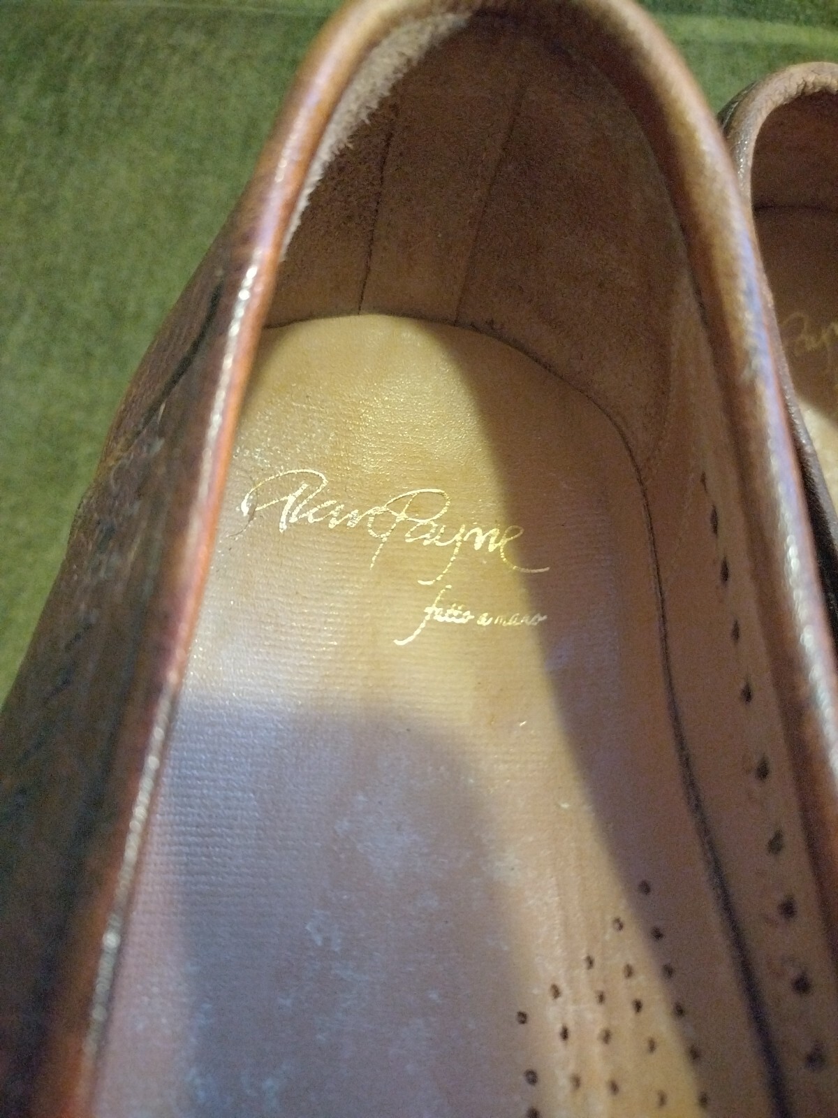ALAN PAYNE Genuine Fawn Skin And Crocodile Penny Loaf… - Gem