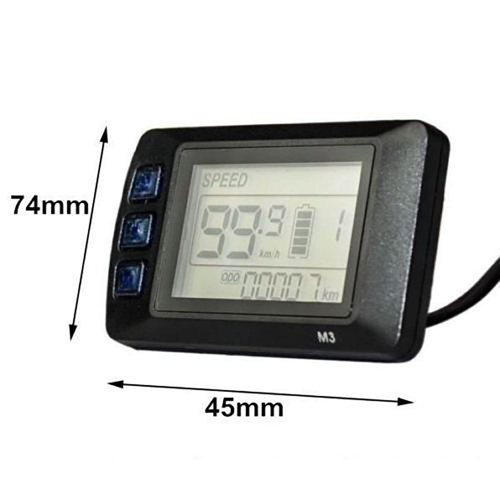 EBIKE LCD DISPLAY OMT-3 KT-LCD5 SW900 YL80 24V 36V 48V 250W 500W 750W ...