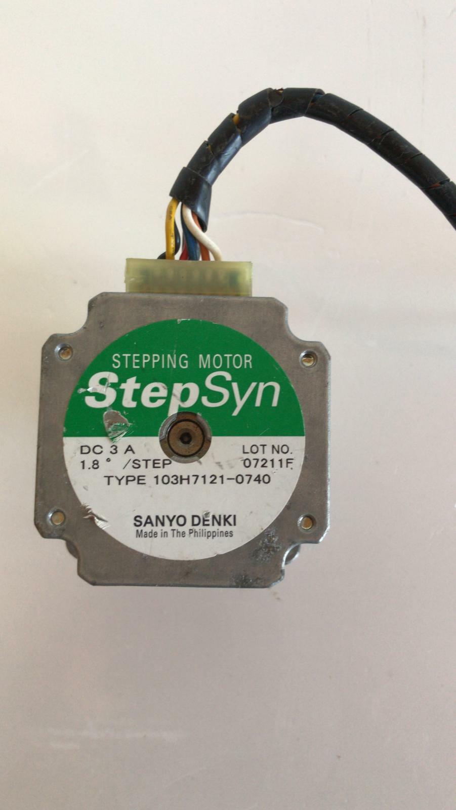 Sanyo Denki 103H6704-5040 Step-Syn Stepping Motor DC 2A 1.8° Deg/Step ...