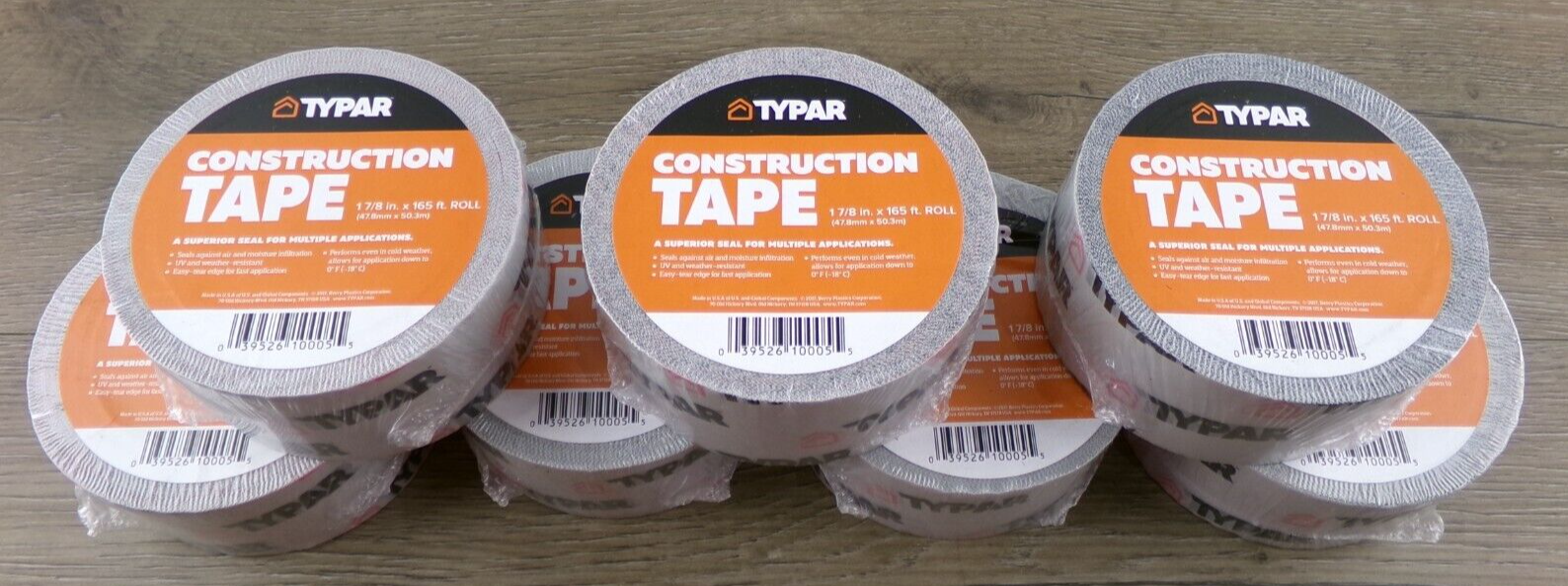 9 Rolls Typar Construction Tape 1-7/8in X 165ft Roll for sale online | eBay