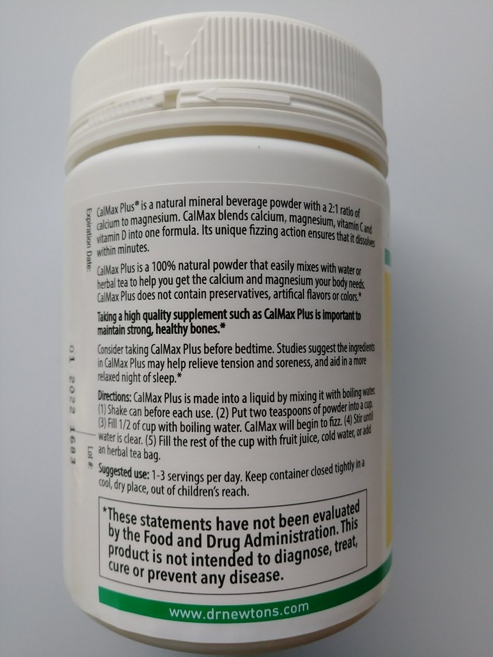 Dr.Newton's CalMax® Plus Dietary Supplement Vitamin C, D3, Calcium ...