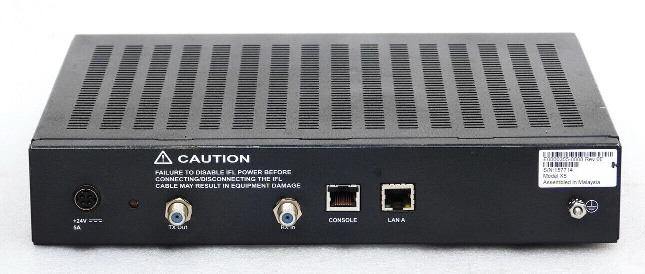 IDIRECT X5 SERIE SATELLITEN-ROUTER-DATENVERKEHR E0000355-0008... | eBay