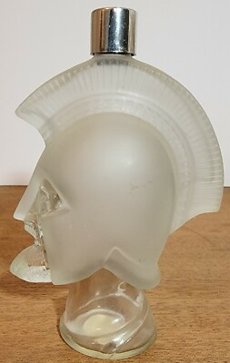 Vintage Avon Cologne Trojan Head Glass Bottle/ Tribute/ Empty | eBay