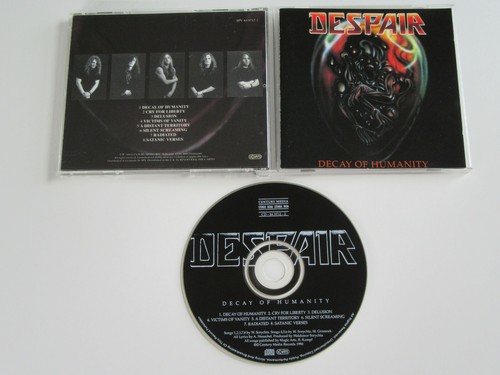 DESPAIR Decay of Humanity CD 1990 VERY RARE OOP THRASH ORIGINAL 1st ...