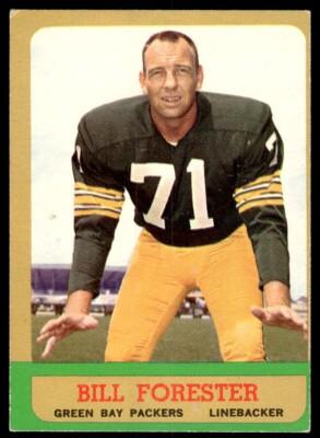 1963 Topps Bill Forester // Green Bay Packers #94 | eBay