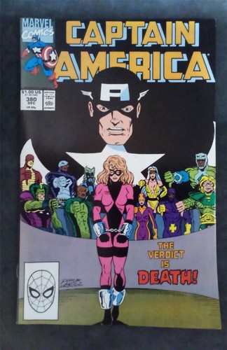 Captain America #380 1990 marvel Comic Book b&b | eBay