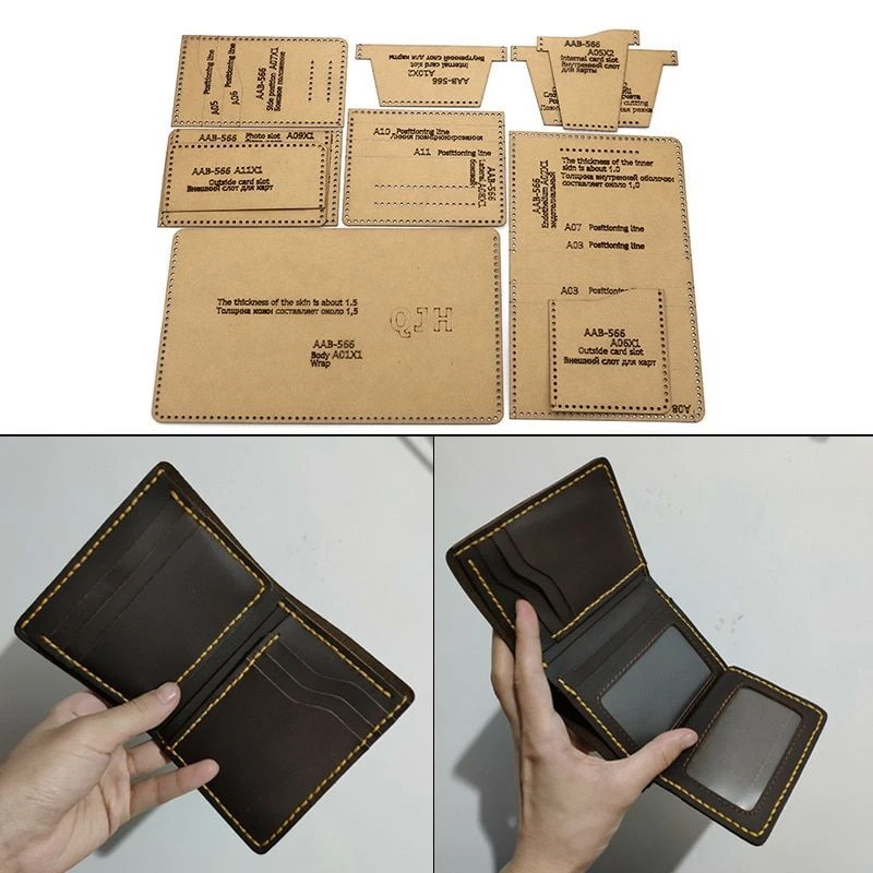 Leather Wallet Sewing Pattern