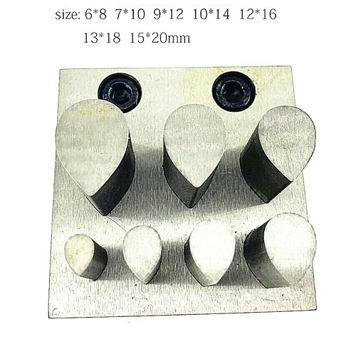 Disc Cutter Punch Set 7 holes Metal mold Cutting Punching jewelry Tools ...