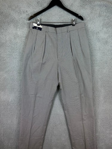 VTG Polo Ralph Lauren Pants 34x36 Men Houndstooth Purple Label Made In ...