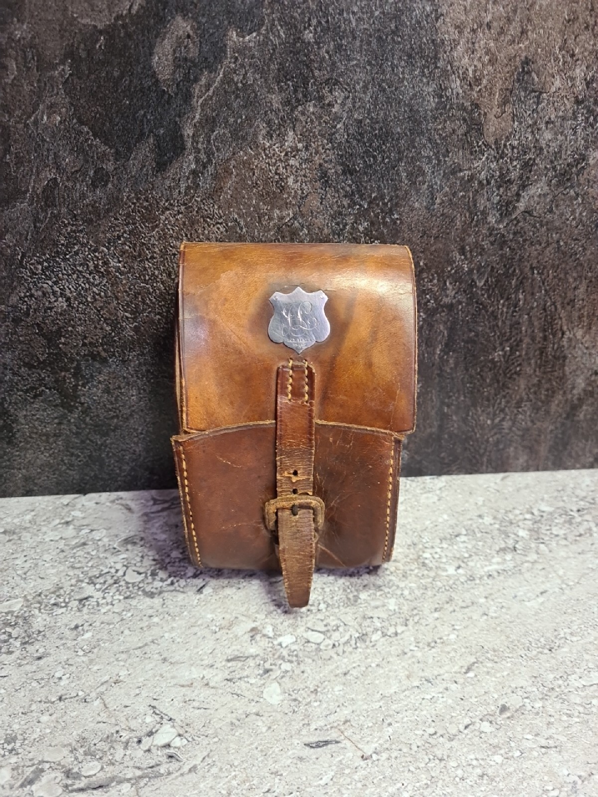 Vintage Binocular Leather Case D.M&Co, Davis Moss & Co,Birmingham 1907 ...