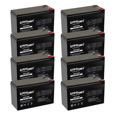 8 Pack - 12V 9AH Replacement Battery for APC BACK-UPS 600 BN600 | eBay