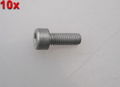 Genuine VW AUDI SEAT Socket Head Bolt W. Hexagon M6X16 x10 pcs ...