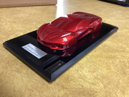 CORVETTE STINGRAY Owners Gift Model 2022 C8 Speed Shape Model Bright ...