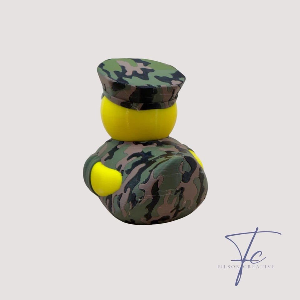 United States Marine Corps Duck, 2.5 inch tall CAMO/ BDU 🦆/ Jeep Duck ...