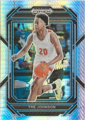 2023 Panini Prizm Tre Johnson #86 Silver Prizm SP RC | eBay