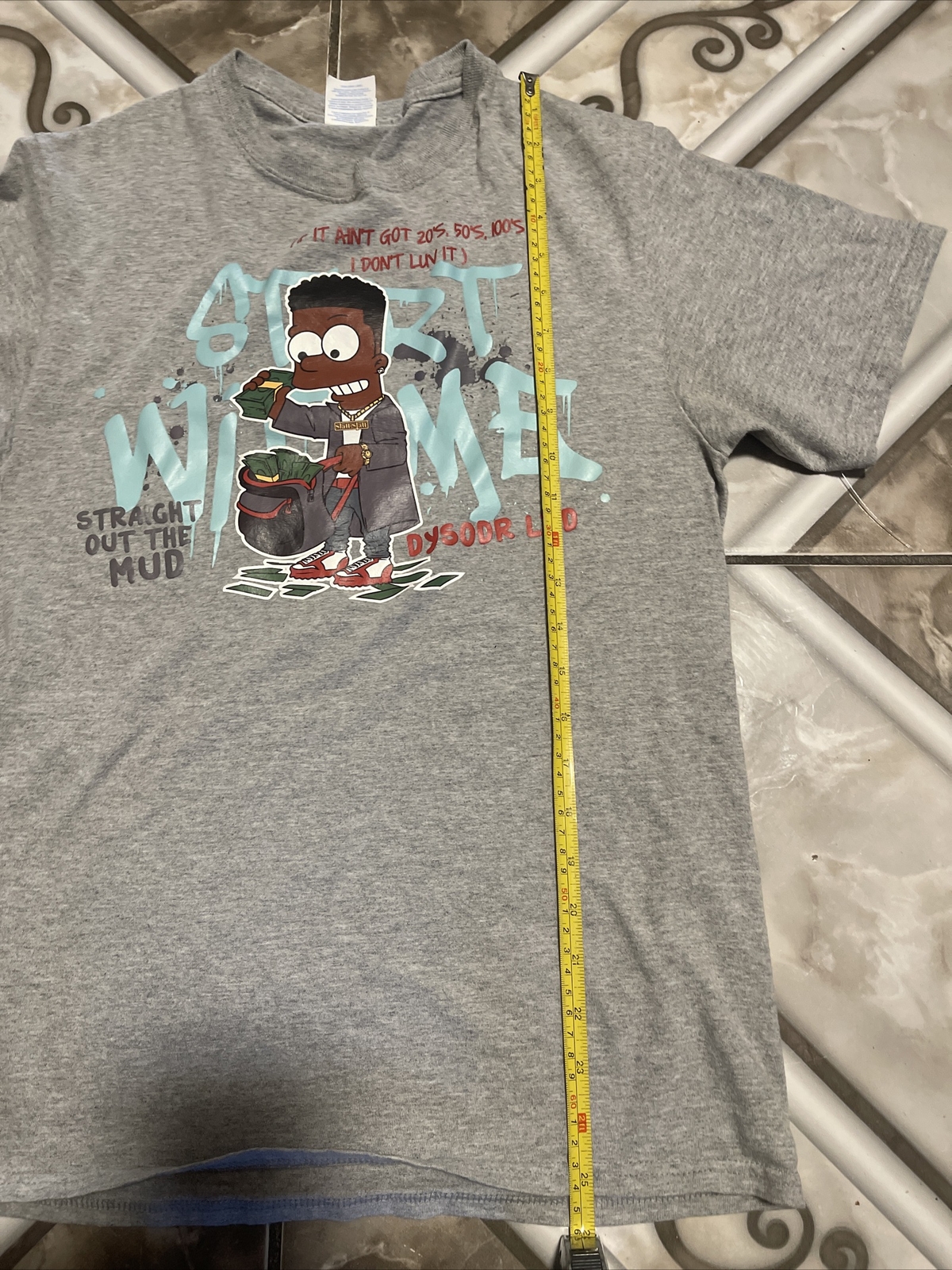 Bart The Simpsons BOOTLEG Mens Small - Gem