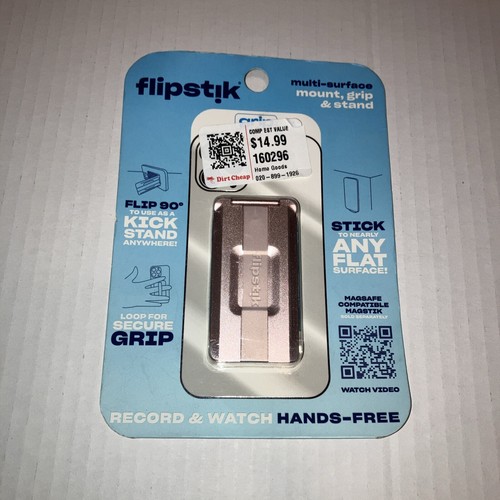 Flipstik Defy Gravity Cell Phone Stick & Stand with Grip Loop - Rose ...