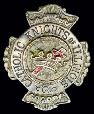 Catholic Knight of Illinois Cross Antique Vintage Belt Buckle | eBay