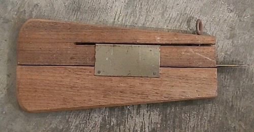 Vintage Antique Wood Shuttle Punch Sliding Needle Weaving Rug Hooking ...