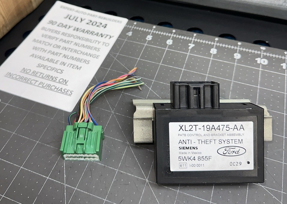 1998 2003 FORD RANGER ANTI-THEFT LOCKING CONTROL MODULE XL2T-19A475-AA ...