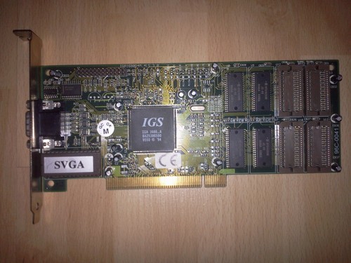 RARE IGS InteGraphics IGA 1680 2MB PCI Vintage video card | eBay
