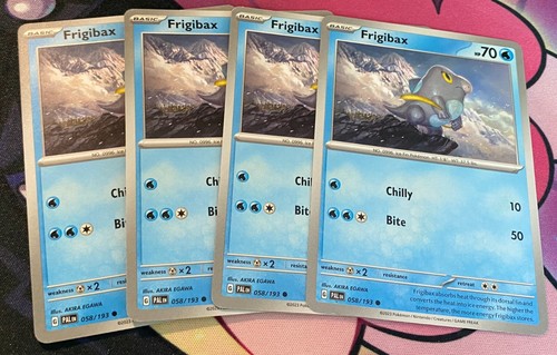 4x Frigibax - Pokemon S/V Paldea Evolved 058/193 Regular TCG single | eBay