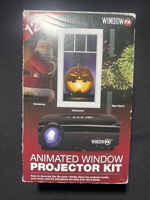 Window FX Animated Window Projector Kit Christmas Halloween New Year's ...
