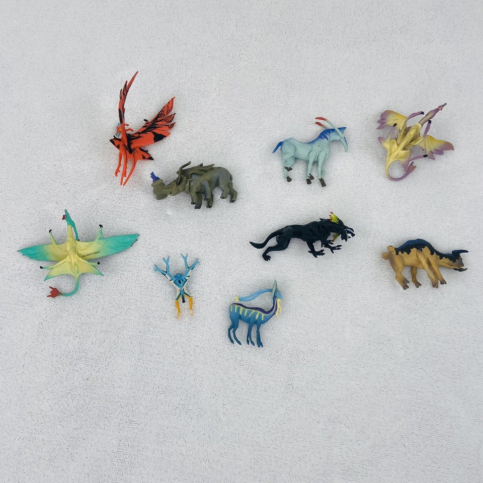 Disney Parks Avatar Creatures of Pandora 9 Piece Figure Set With ...