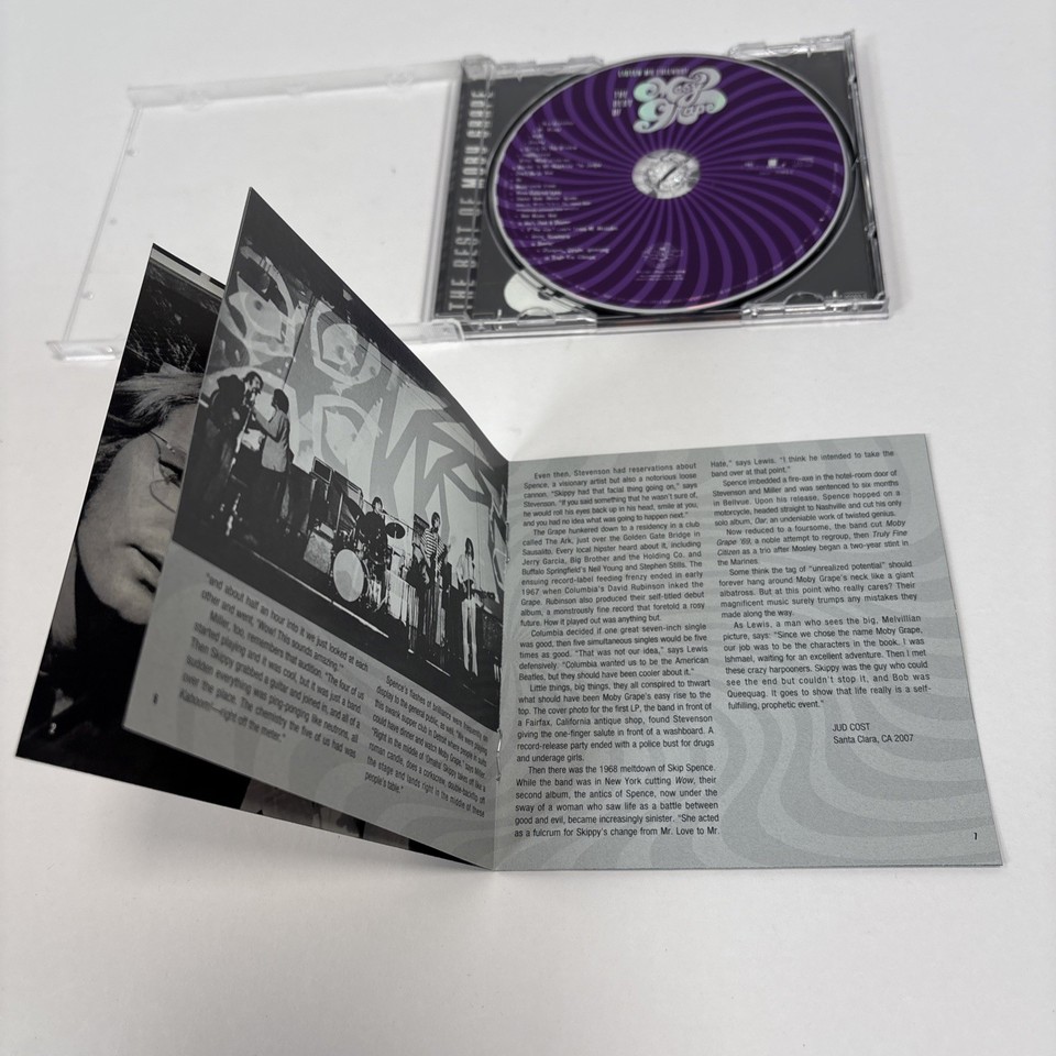 The Best OF Moby Grape – Listen My Friends! (CD, 2007) ☆*NEAR MINT DISC ...