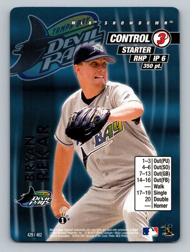 2001 MLB Showdown 1st Edition Bryan Rekar #429 | eBay