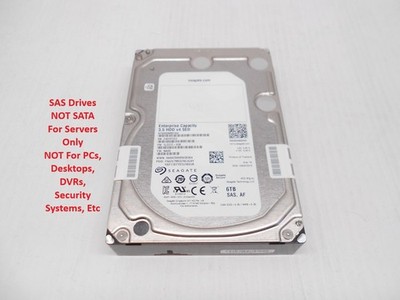 Seagate 6TB 7.2K SAS Server Storage 12G Hard Drive HDD 3.5 ...