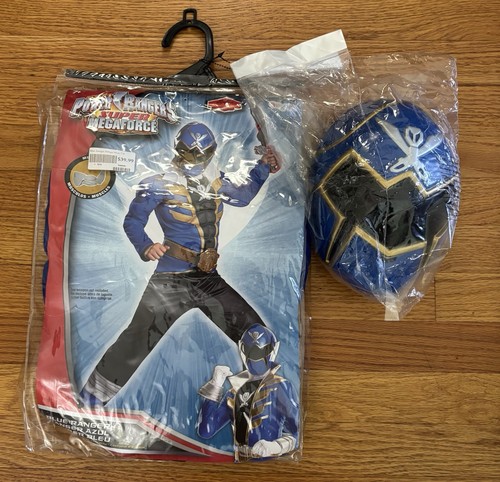 Power Rangers Super Megaforce Costume Boy’s Medium (7-8) BLUE RANGER ...