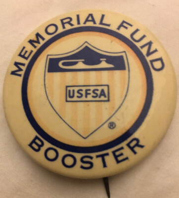 Vintage USFSA US Figure Skating Association Memorial Fund Booster ...