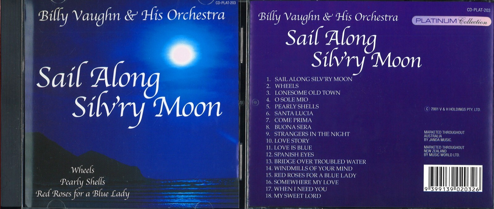 365 NEW SEALED CD BILLY VAUGHN- SAIL ALONG SILV'RY MOON | eBay Australia