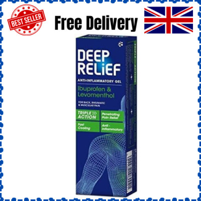 Deep Relief Triple Action Anti-Inflammatory Gel, 50g | eBay UK