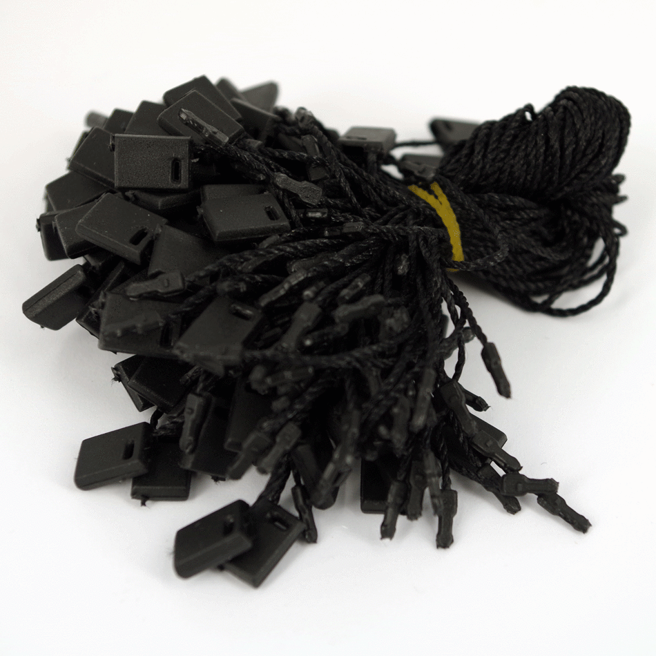 200Pcs 7inch Hang Tag Tags Nylon String Snap Lock Pin Loop Fastener ...