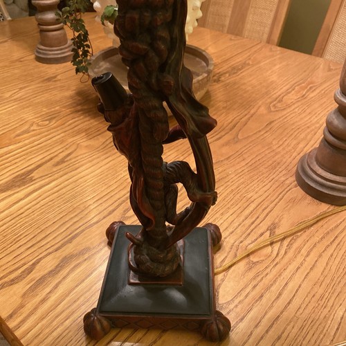 Vintage Monkey Bellhop Bell Boy Table Lamp- Working Condition - BERMAN ...