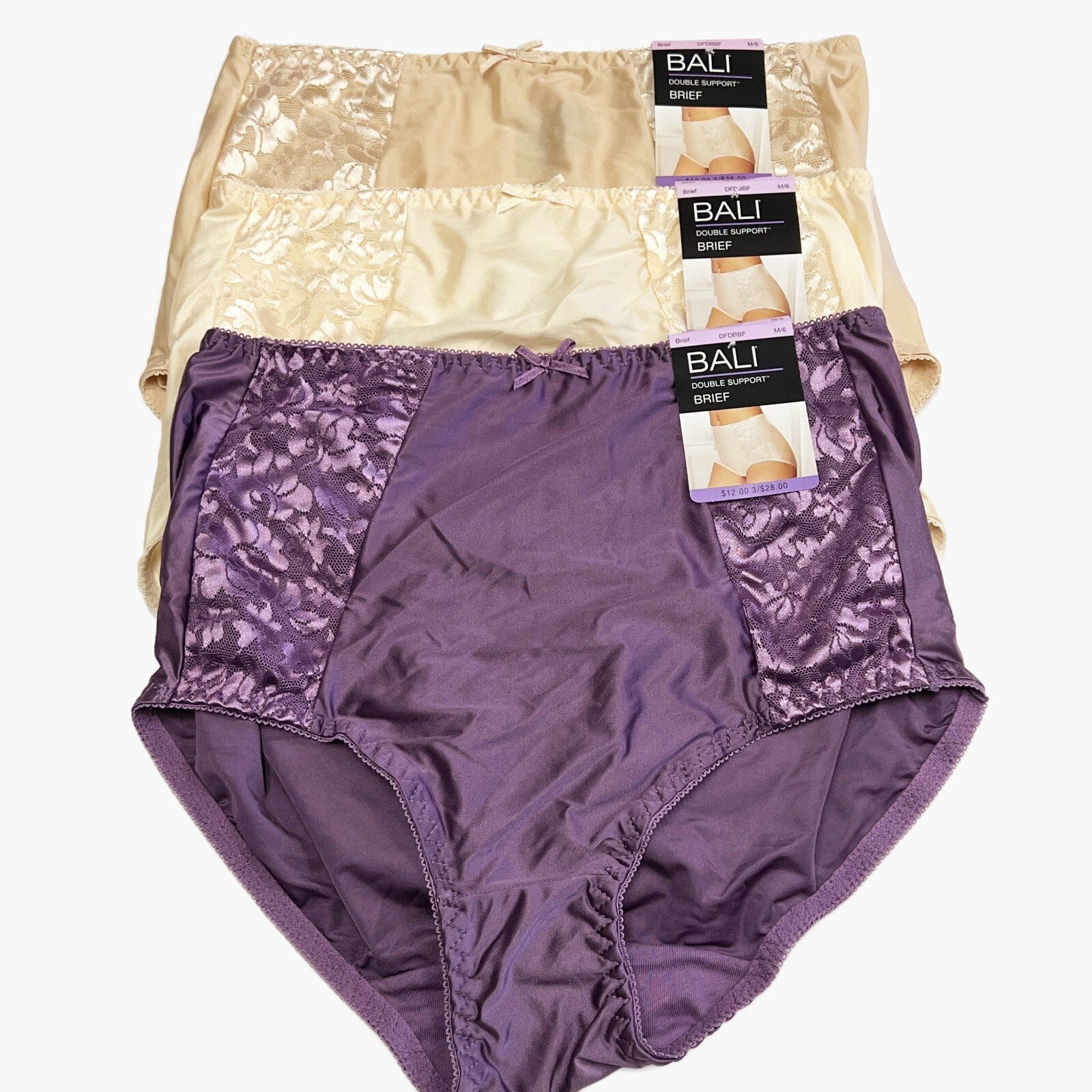 3 Bali Double SUPPORT Brief Panties M 6 DFDBBF - DBB3 Silky Womens | eBay