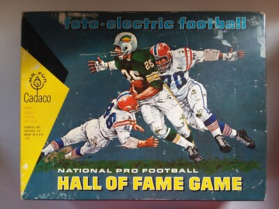Vintage 1965 Cadaco Foto-electric Football Game HOF No. 233 Complete ...