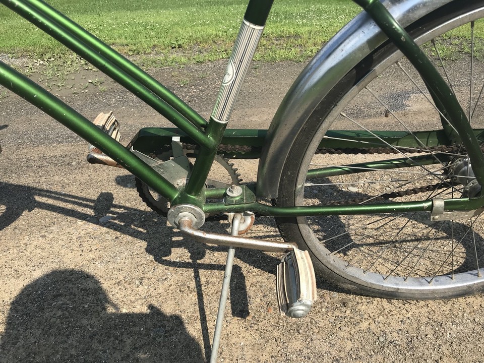 Vtg Hawthorne Girls Bicycle , Green , Montgomery Ward, Classic 50’s ...