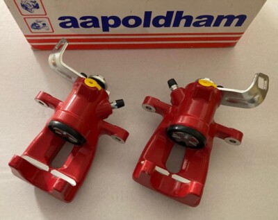 MINI R55 R56 R57 R59 2007-2015 2x NEW REAR RED BRAKE CALIPERS (FOR ...