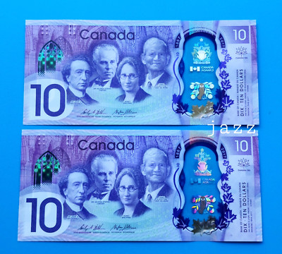 1817-2017 Canada $10 Ten Dollar P# 112 BC-75 Commemorative Polymer ...