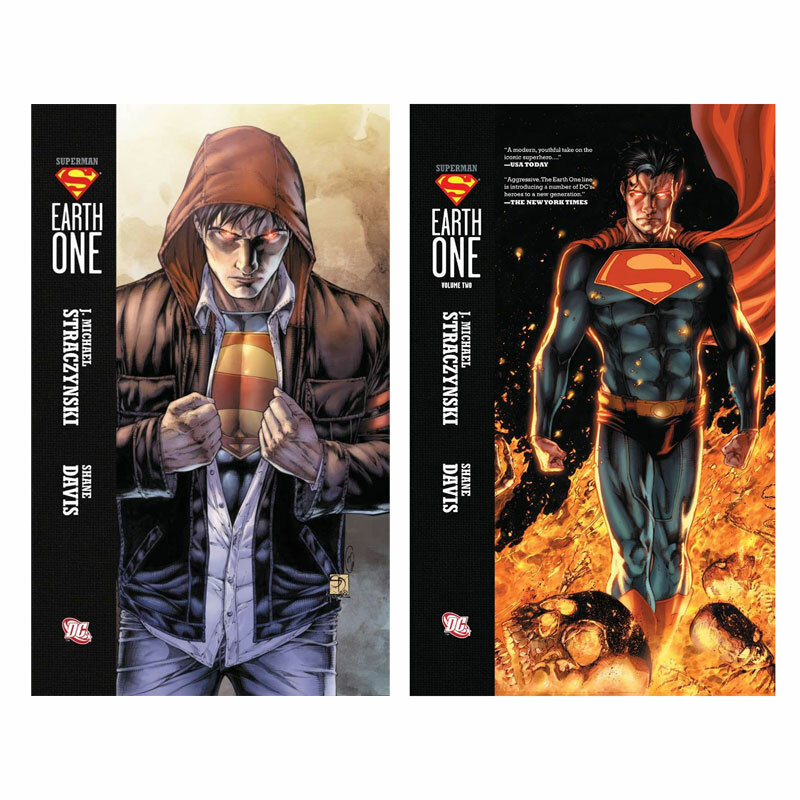 Shane Davis Signed Superman: Earth One Vol 1, 2 & Limited Edition Card ...