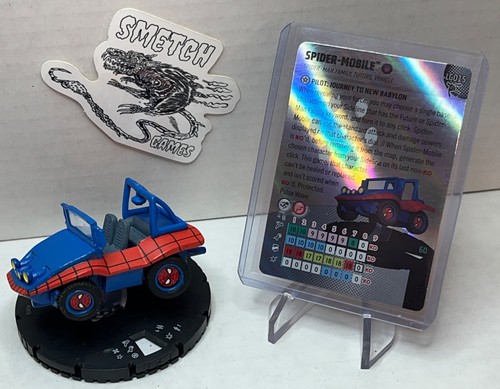 SPV LG015 SPIDER-MOBILE + Legacy Card + Figure - Marvel Heroclix AI ...