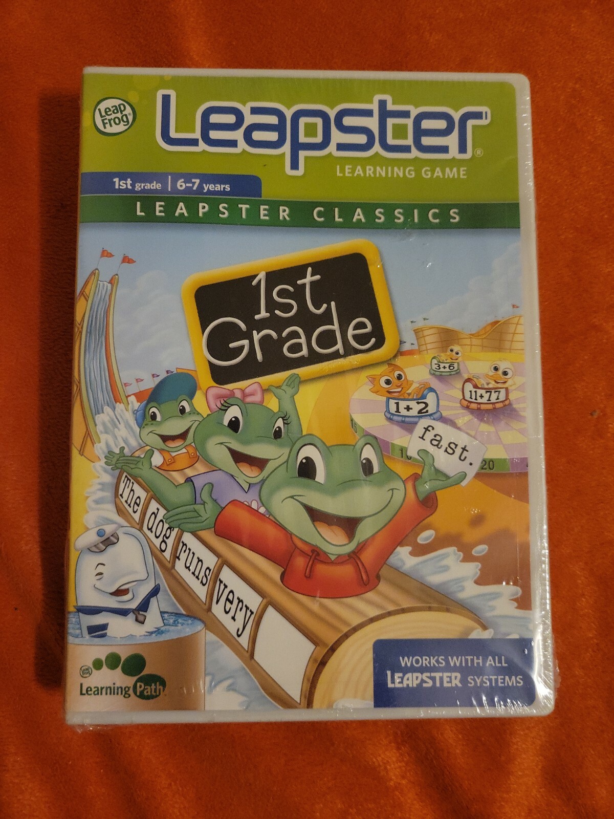 Leapster Learning Game 1st Grade Spelling Addition Subtraction for sale ...