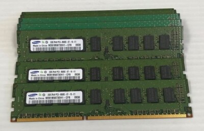 Samsung 14GB (7x 2GB) M391B5673EH1-CF8 PC3-8500E DDR3 1066 ECC DIMMs ...